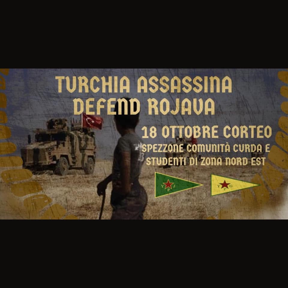 18 OTT: Corteo || Defend Rojava – MilanoInMovimento